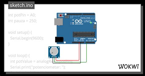 Seriski Monitor Citanje So Potenciometar Wokwi Esp32 Stm32 Arduino Simulator