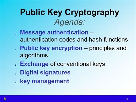 Public Key Cryptography 1 Public Key Cryptography