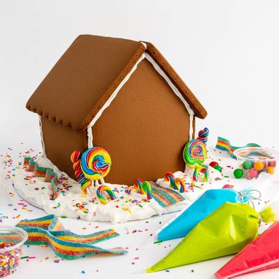 Diy Gingerbread Candy House Decorating Kit