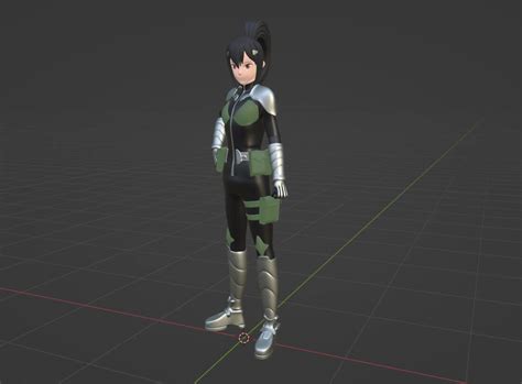 Mina Ashiro Kaiju NO D Model By Summerforce