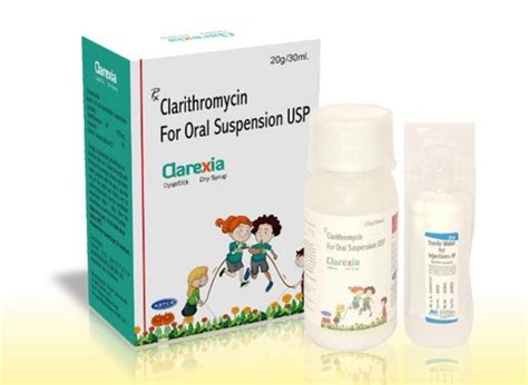 Clarexia Clarithromycin Antibiotic Dry Syrup 30 Ml Pack Usage