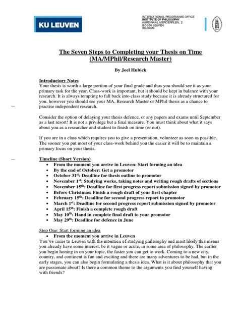 Complete Thesis On Time Pdf Thesis Test Assessment
