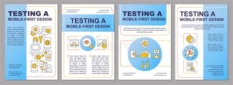 Lab Testing Brochure Template Stock Vector Illustration Of Business Lab Testing Brochure Template Stock Vector Illustration Of Business