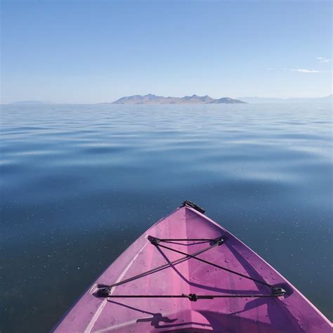 Ive Of The Most Unique Places Ive Kayaked The Great Salt Lake R