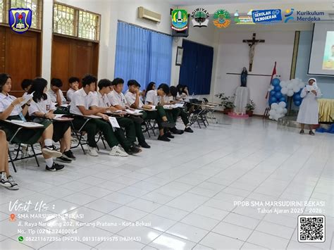 Retret Peserta Didik Kelas Xii Sma Marsudirini Bekasi