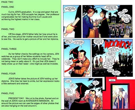Script Formatting Marvel Style R Comicwriting