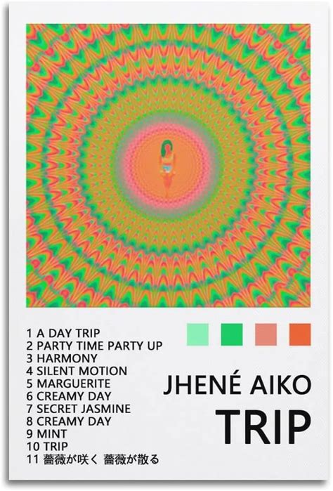 Amazon.com: mytop Jhené Aiko Trip Album Cover Poster Canvas Jhene Aiko Posters Decor Vintage ...