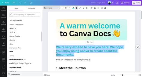 What is Canva Docs? A Complete Guide for Beginners - TalkBitz