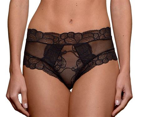 Paris Tulle And Lace Sheer Panties Carol Coelho