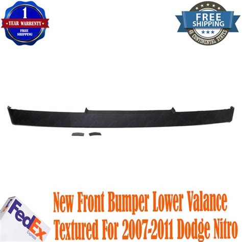 Front Bumper Lower Valance Air Dam Textured For 2007 2011 Dodge Nitro
