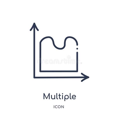 Multiple Variable Continuous Chart Icon From User Interface Outline Collection Thin Line