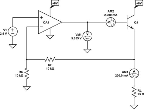 Transistor Amplifier Circuit To Generate Regulated Output Electrical Engineering Stack Exchange