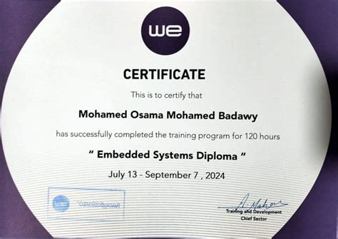 mohamed badawy on linkedin embeddedsystems learning certification