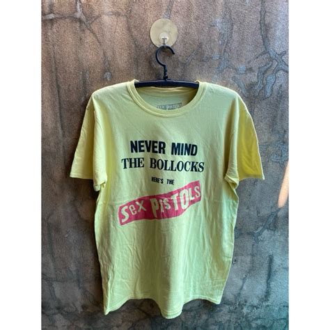 เสื้อยืดวงsex Pistol สีเหลือง L Shopee Thailand