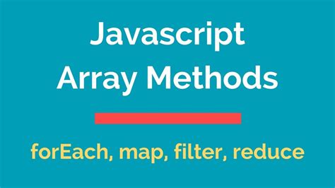Javascript 教學 Array Cardio 陣列有氧， 馬上提升你整理arrayd的功力 Youtube