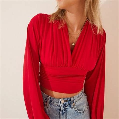 Black Crop Top Etsy