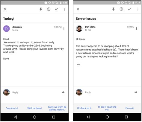 Gmail Smart Reply Could Be A Huge Benefit For People With Access