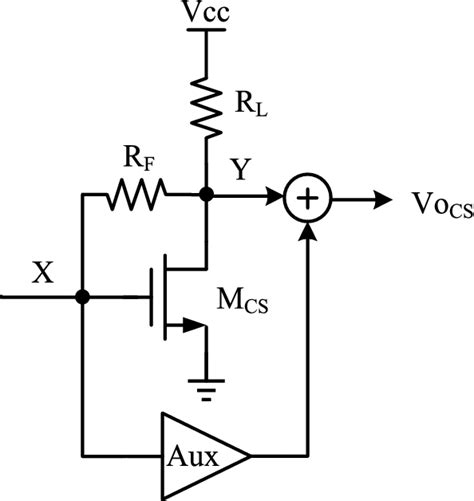 Noise Cancellation Technique In The Cs Amplifier Download Scientific