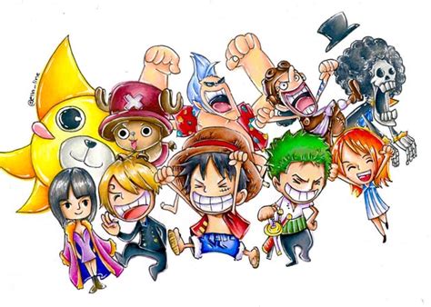 I Drew The Straw Hat Pirates In Chibi Style Ronepiece