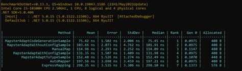 Mapping Experiment In Net Core Automapper Expressmapper Mapster