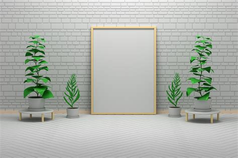 Premium Photo 3d Rendering Of A Photo Frame