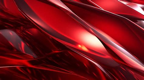 Premium Photo Abstract Red Background With Smooth Lines And Waves 3d Render