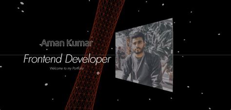 deployed my portfolio website in threejs aman kumar posted on the topic linkedin