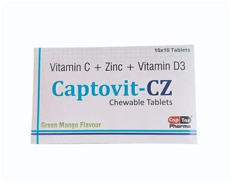 Captovit Cz Chewable Tablets At ₹ 680box Vitamin C Tablets