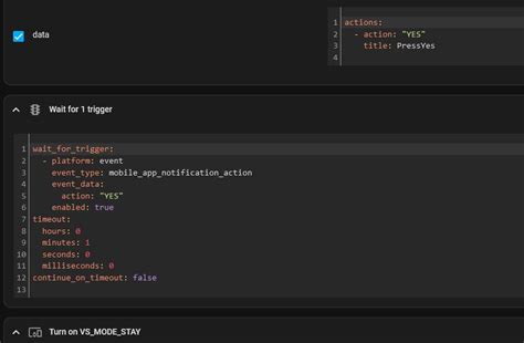 Wait For A Trigger In Actionable Notifications I Cant Make It Work