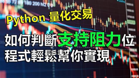 【python 財經】如何判斷支持阻力位 Python程式輕鬆幫你實現 Youtube