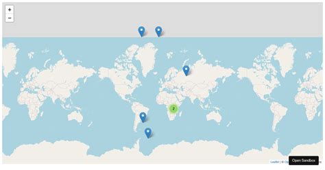 React Leafletdriftmarkermarkercluster Forked Codesandbox
