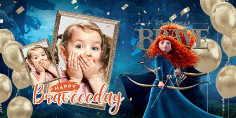 Free Download Disney Brave Birthday Banner