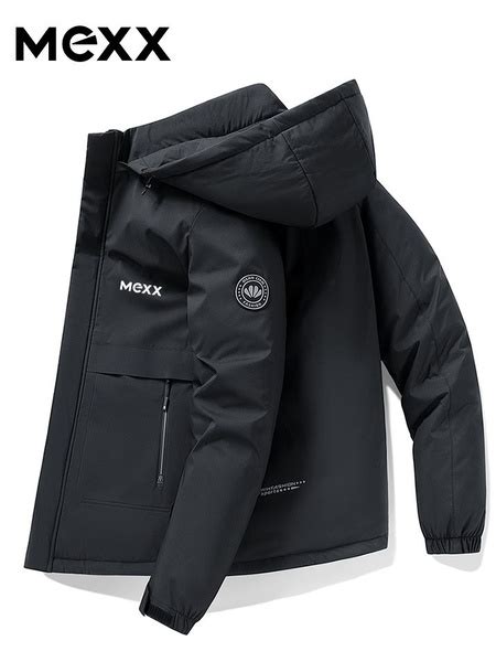 Куртка Мужской Женский Mexx черно коричневый пиджачный Полиэстер размер 54 Длинный Зима