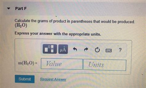 Solved For Each Of The Following Reactions G Of Each Chegg Com