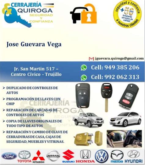 Llaves Con Chip En Trujillo Accesorios Y Repuestos 791159
