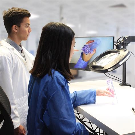 Aven Mighty Vue Inspector 5 Diopter 225x Magnifying Lamp With Hd Ca