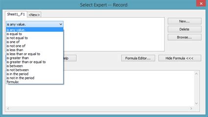 Sorting And Filtering Data In Crystal Reports