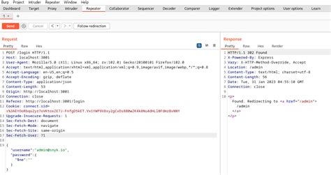 bypassing authentication in a nosql db blackgem