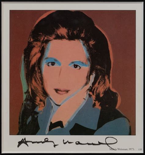 Andy Warhol Portrait Marcia Weisman Catawiki