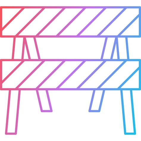 Traffic Barrier Generic Gradient Icon Traffic Barrier Generic Gradient Icon