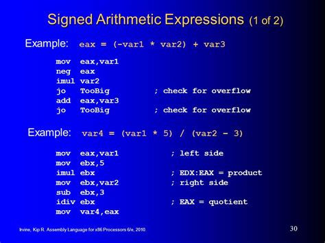 Assembly Language For X86 Processors 6th Edition Ppt Video Online