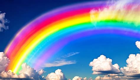 Premium Photo Rainbow In The Sky