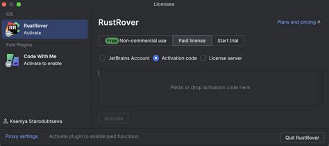 Register Rustrover Rustrover Documentation