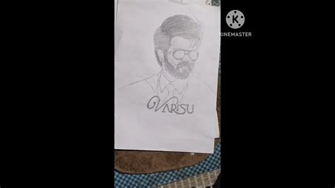 Thalapathy Vijay Drawing Varisu Youtube
