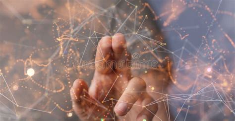 3d Rendering Of Global Networking In A Hand Stock Image Image Of Futuristic Beam 254638695