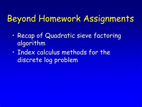 Ppt Introduction To Modern Cryptography Homework Assignments Powerpoint Presentation Id5190155