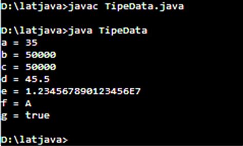 Variabel Konstanta Dan Ekspresi Dalam Program Java ~ Joesha Pictures Information