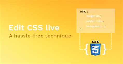 How To Edit Css Live In Any Web Browser