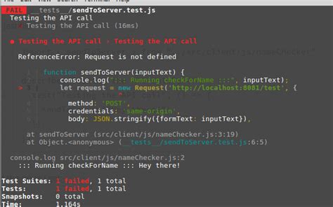 Api Jest ReferenceError Request Is Not Defined Stack Overflow
