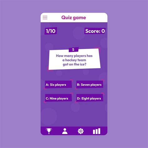 Quiz Test Lottery Millionaire Menu Template Quiz Game Frame Window